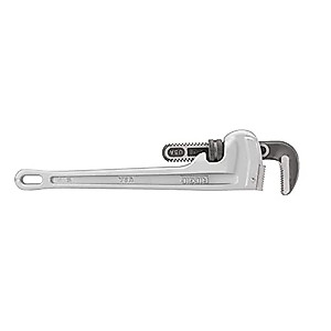RIDGID 31100 Model 818 Aluminum Straight Pipe Wrench, 18-inch Plumbing Wrench