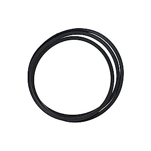 UpStart Components 2-Pack M144044 Drive Belt Replacement for John Deere X384 Lawn and Garden Tractor - PC12712 - Compatible with M152284 Transmission Belt