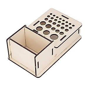 Leather Tools Storage Box Leathers Craft Rack Stand Punch Tool Organizer for DIY Stamping Punching Tools Holder