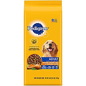 PEDIGREE Complete Nutrition Adult Dry Dog Food Roasted Chicken, Rice & Vegetable Flavor Dog Kibble, 3.5 lb. Bag