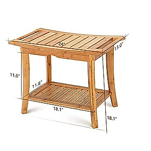 DOUBA Bathroom Shelf Multi-Function Bench Shower Seat Bench Bathroom Spa Bath Storage Storage Stool