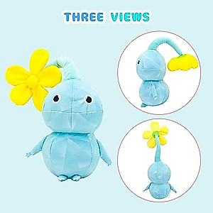 SAJISP 2023 Pikmin Plush-11.8inch Ice Pikmin Plushies Toy for Game Fans Gift Cute Stuffed Animal Doll for Kids Boys and Girls