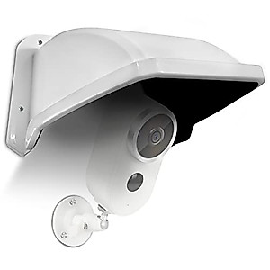 OOSSXX Universal Security Camera Sun Rain Cover Shield, Universal Security Camera Sun Rain Cover Shield, Protective Roof for Dome/Bullet Outdoor Camera