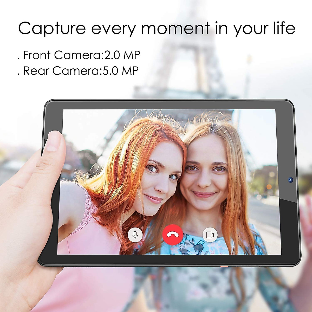 Hyjoy Tablet 9 Inch Android 10 Quad-Core 2GB RAM 32GB ROM IPS HD Display 4000mAh Tablets(Sliver)