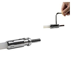 qidobip Dryer Vent Duct Cleaner Kit Chimney Cleaning Brush 6 inch 4 inch 2-in-1 Drier Lint Sweeping Tool 24’ Flexible Rods Drill Attachment