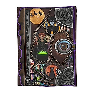 Halloween Blanket Throw Flannel Fleece Blankets Sisters Soft Plush Blanket for Couch Sofa Bed Home Decorations 50"x40"