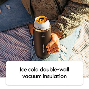 Thermoflask Premium Quality Vacuum Insulated Can Cooler, Standard Size, 12 Ounce, Ultimate Gray