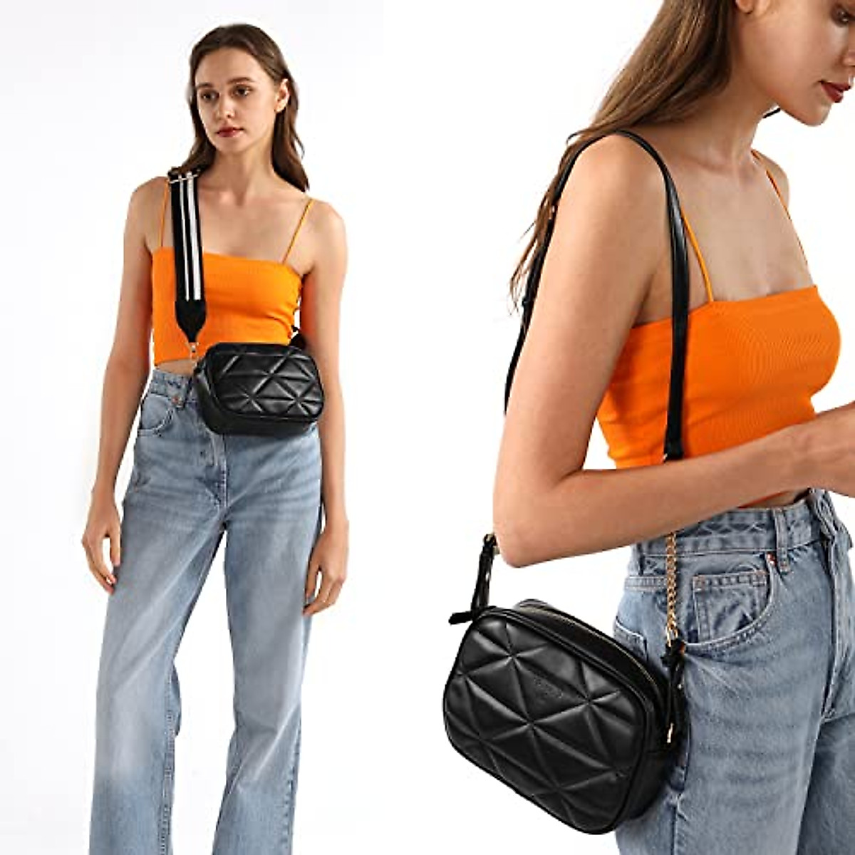 Youshuo Crossbody Bags for Women, Crossbody Purse with Adjustable Detachable Shoulder Strap, Women's Crossbody Handbags, Stocking Stuffers Christmas Gifts for Women Men