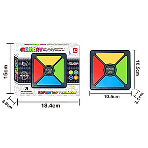 tingbowie Light Up Memory Game Handheld Electronic Toys Color Memorizing Classic Board Games Quiz Game with Lights and Sounds (907) (805)