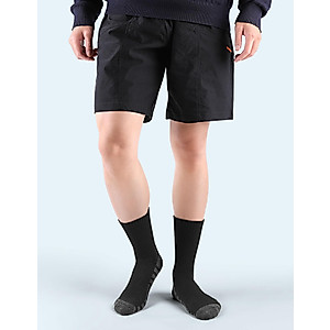 Airacker Athletic Socks Sport Running Calf Socks Performance Cushioned Breathable Crew Socks for Men Women(6 Pairs)