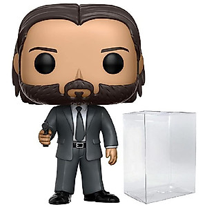 John Wick Chapter 2 Funko Pop! Vinyl Figure - 3.75" Multicolored with Compatible Box Protector Case