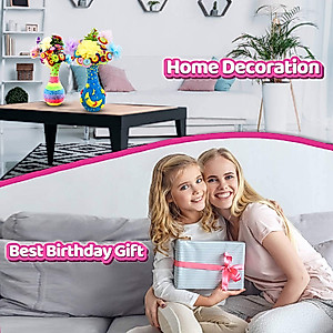 Wiseplz Flower Crafts Kit for Kids, 2 Packs Arts and Crafts for Kids Ages 3 -12 DIY Craft Project for Girls & Boys Art Supplies Sets for Kids Ages 5 -12 Year Old Birthday Gifts for Girls