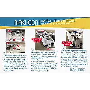MAKHOON Rebuild Repair Kit Replacement for Zodiac Polaris Automatic Pool Cleaner 280 (Not Compatible with Polaris 360 380)