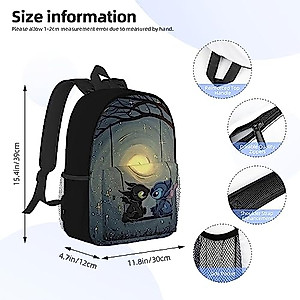 UGLYAF Cartoon Backpack 15 Inch High Capacity Multifunction Backpacks, One Size 2