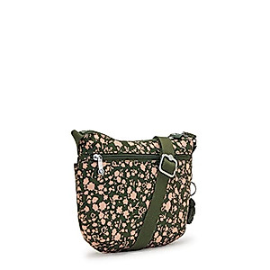 Kipling Women’s Arto Small Crossbody, Lightweight Everyday Purse, Casual Nylon Shoulder Bag, Fresh Floral