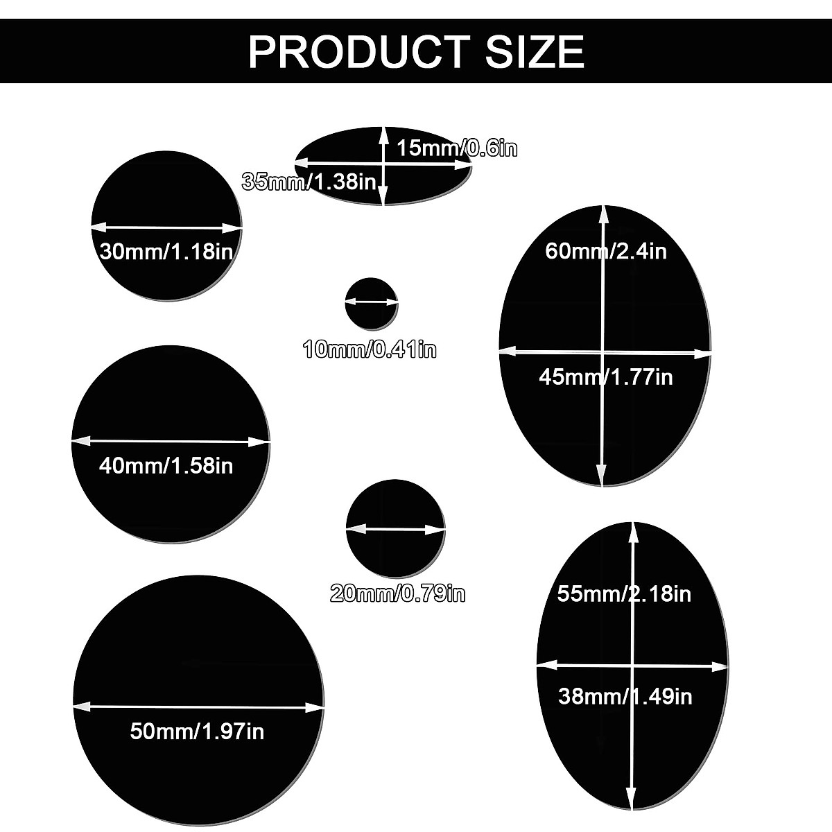 40pcs Down Jacket Repair Patch, Black Nylon Fabric Repair Patches Self-Adhesive Washable Outwear Repair Patches for Puffer Clothing Sleeping Bags Tents (Round)