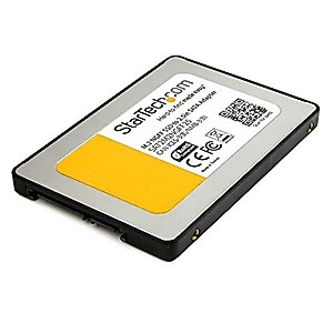 StarTech.com M.2 (NGFF) SSD to 2.5in SATA III Adapter - Up to 6 Gbps - M.2 SSD Converter to SATA with Protective Housing, TAA (SAT2M2NGFF25)