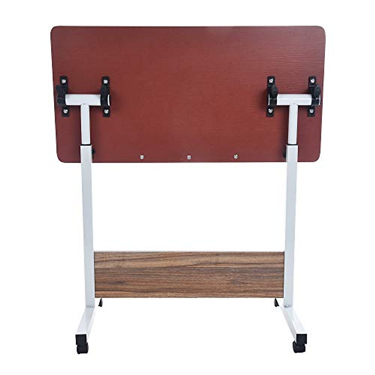 Toxz Household Office Desk Computer Task Table,Adjustable Height and Fold,Locking Casters,80CM 40CM,with Installation Tool(Ship from US!)