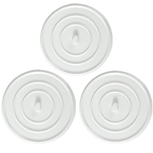 3 Pack Tub Stopper, 4.5-Inches Silicone Bathtub Drain Stopper Plug Sink Plug Universal Sink Stopper and Travel Plug for Kitchens, Bathrooms and Laundries