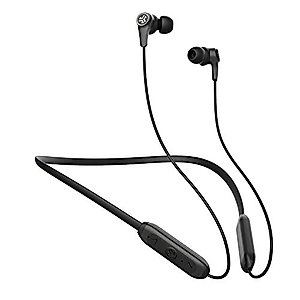 JLab JBuds Band Wireless Earbud Neckband Headset | Black | IP66 Sweatproof | Bluetooth 5 Connection | Built-in Microphone for Phone Calls | 3 EQ Sound Settings Signature, Balanced, Bass Boost