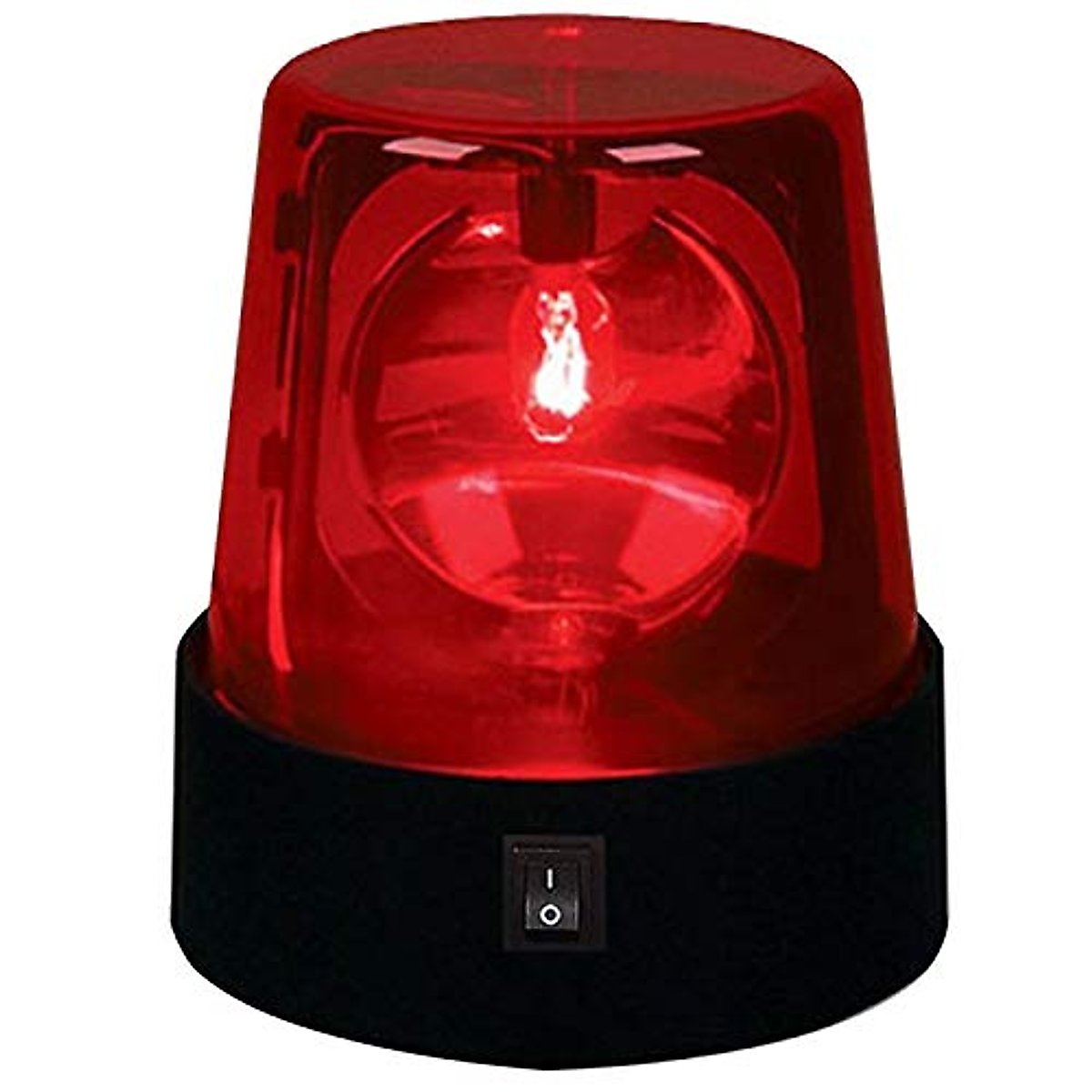 LED Strobe Light,360 Degree Rotating DJ Flashing Stage Effect Battery Powered Strobe Light Car Siren Strobe Light，Disco Party Rotating Lamp(Red,size:1pc)