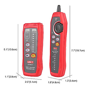 UNI-T UT683KIT Cable Tracer Wire Tracker for RJ11 and RJ45 Cables Tester, Telephone Line Finder Cable Collation, Network Maintenance Collation, Repairing Networking Tool
