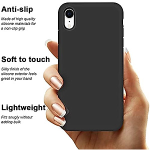 Case for Doogee S98 (6.30") with [2 X Tempered Glass Screen Protector], HHUAN Black Soft Silicone Anti-Scratch Shell TPU Bumper Phone Cover for Doogee S98 - Lone Wolf
