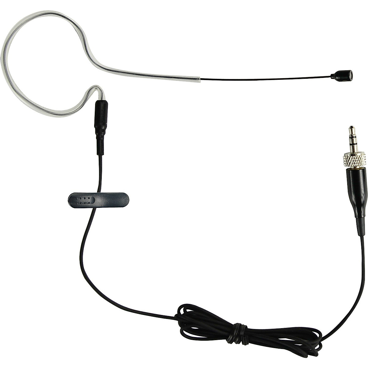HEIMU Single Earhook Omni-Directional Microphone, Omni-Directional (for Sennheiser Type 3.5mm Plug Black)