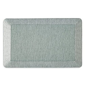 Martha Stewart Mira Modern Heathered Solid Anti-Fatigue Air-Infused Kitchen Mat, Mint Green, 19.6"x32"