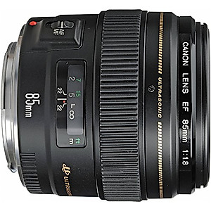Canon EF 85mm f/1.8 USM Medium Telephoto Lens for Canon SLR Cameras - Fixed