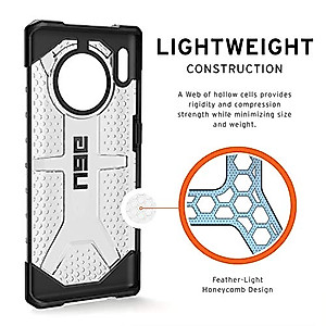 URBAN ARMOR GEAR UAG Designed for Huawei Mate 30 [6.62-inch Screen] Plasma Feather-Light Rugged [Ice] Military Drop Tested Phone Case