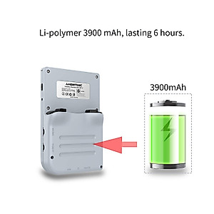 Grey Handheld Game Retro Console, 3.5 inch IPS Screen Portable Game Console with 64G TF Card Preinstalled with 5000+ Classic Game Gameboy Handheld