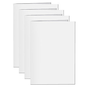 4 Pack, Inventiv 30 Second Recordable DIY Greeting Card, Voice Recorder Module, Blank White/Apply Custom Design Artwork