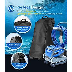 Replacement for Dolphin 9991795-R1 Robotic Pool Cleaner Classic Caddy Cover for All Dolphin Cleaner, Waterproof