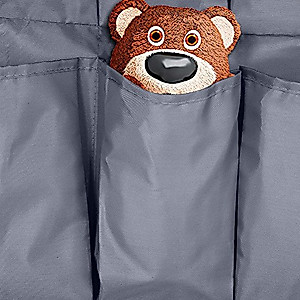 Alvinlite Shoe Organizer Over the Door, Wall Hanging Oxford Cloth Storage Bag Shoe Orangizer Space Saving Rack with 24 Pockets