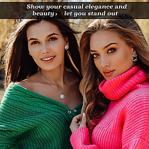 6 Pieces Artificial Pearl Brooch Pins Anti-Exposure Neckline Safety Pins Sweater Shawl Clips for Women Girls Wedding Party Decorations, 2 Styles (Gold, Silver, White)