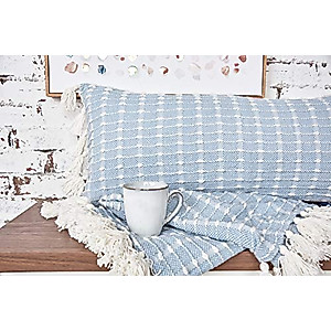 carol & frank Riley Sky Throw 50x60 inches Blue