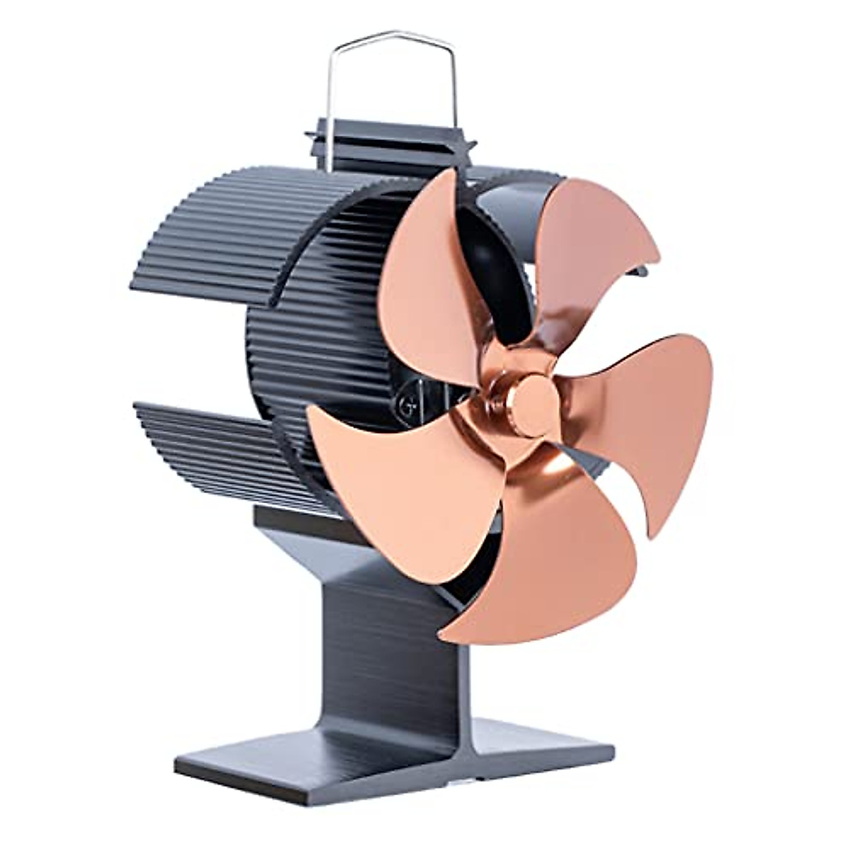 Practical Wood Log Stove Fan Quiet With 5 Heat Powered Fan Efficient Winter Warmer Circulating Warm Air Heat Powered Stove Fan For Wood Burning Stove