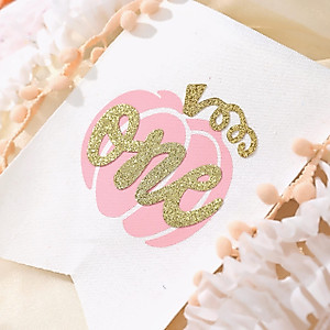 Pumpkin High Chair Banner for 1st Birthday - Our Little Pumpkin Banner, Halloween Birthday Banner, Baby Girl First Birthday Decorations, Fall Party Photo Prop