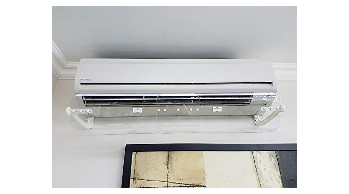 Flow Deflector for Air Conditioner - Adjustable Baffle Shield