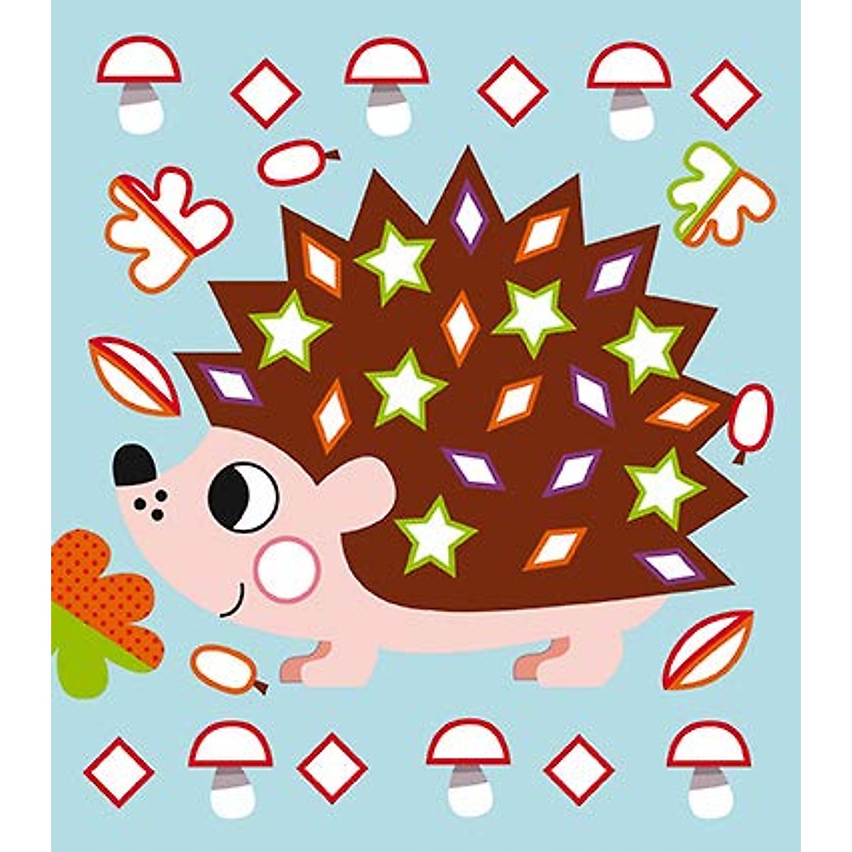 Janod Crafts – No Mess No Glue Foam My First 3D Animal Sticker Mosaic Picture Kit – Creative, Imaginative, Inventive, and Developmental Play - STEAM Approach to Learning – Ages 3-8+