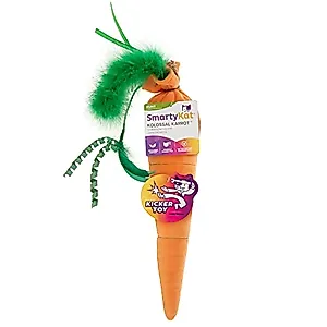 SmartyKat Carrot Catnip Cat, Jumbo, Kolossal Karrot Kicker Toy