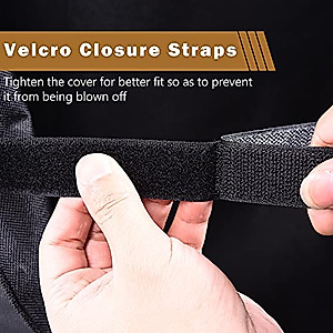 Creole Feast CR2001 Premium Oxford Grill Cover, Waterproof, Heavy-Duty for All-Year Weather Protection, Black