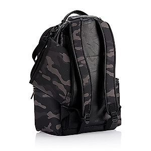 Itzy Ritzy Chelsea + Cole Diaper Bag Backpack - Large Capacity Boss Backpack Diaper Bag; Includes Changing Pad, Stroller Clips and Tassel, Camo with Stag Head Print Interior and Black Hardware