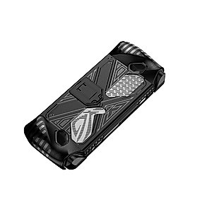 Baigeda Protective Case with Foldable Kickstand for ASUS Rog Ally 2023 Release Full Body Soft TPU Handheld Game Console Drop-Proof Protector Case with Shockproof,Non-Slip,Anti-Collision (Black)