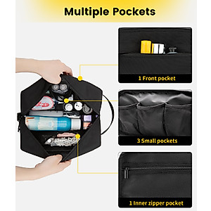 Vorspack Travel Toiletry Bag for Men - Hanging Toiletries Bag Water Resistant Dopp Kit Travel Bag for Toiletries Accessories