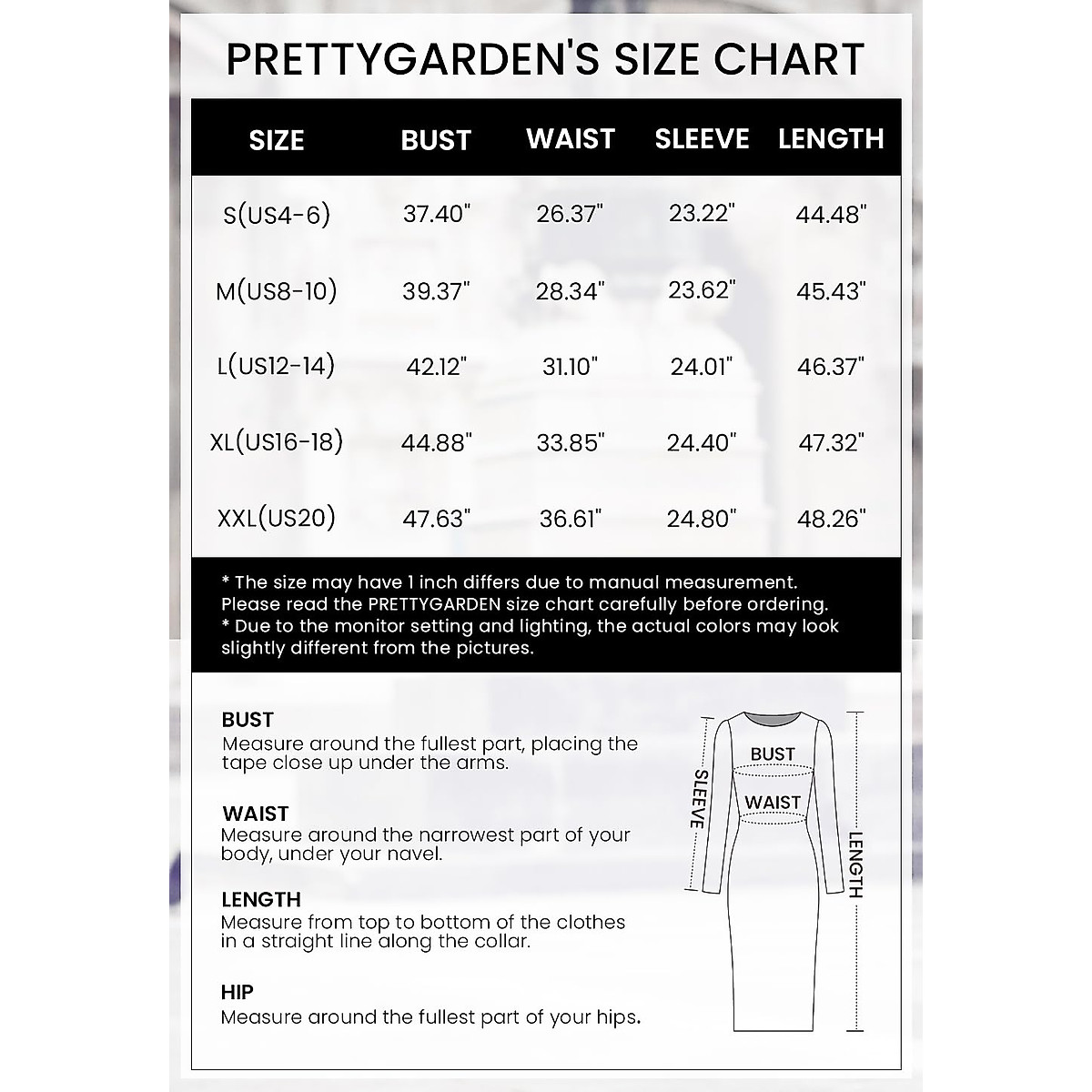 PRETTYGARDEN Women's Spring Midi Dress Long Puff Sleeve Wrap V Neck Flowy Ruffle Pleated Casual Fall Dresses (Dark Green,Medium)