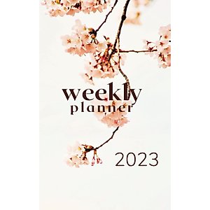 weekly planner 2023-2026: weekly planner 2023-2024,Retro Rose Wildflower Cage Design,simple design with Colorful Colore