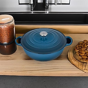 Le Creuset Enameled Cast Iron Signature Chef's Oven, 7.5 qt., Deep Teal