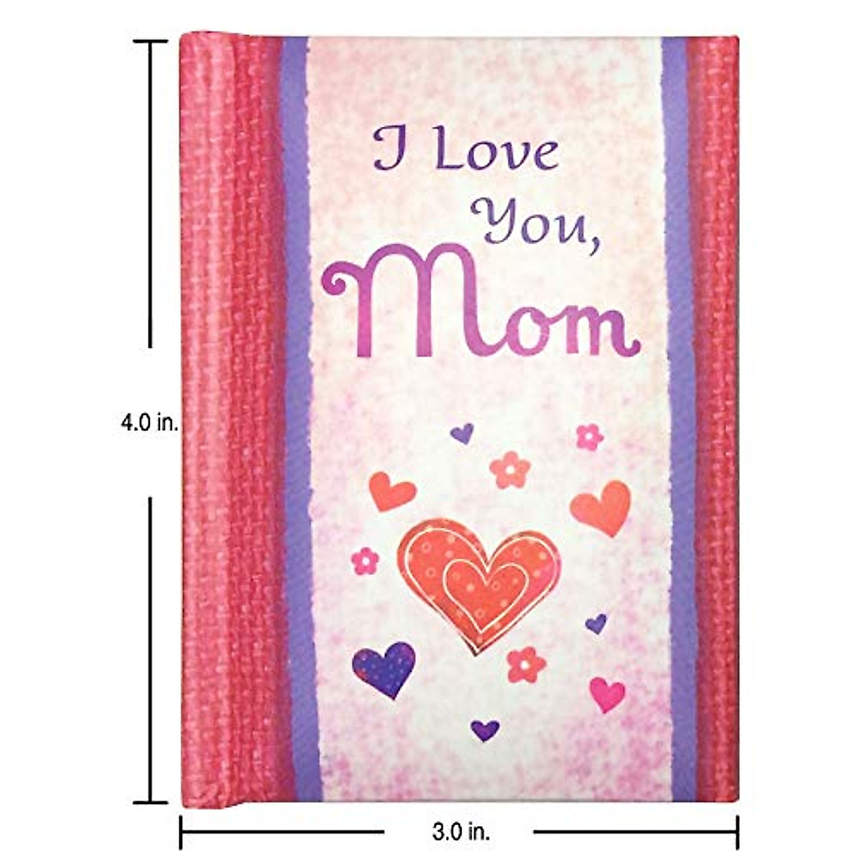 Blue Mountain Arts Little Keepsake Book "I Love You, Mom" 4 x 3 in. Sentimental Pocket-Sized Gift Book Perfect for Mother's Day, Christmas, Birthday, or as a "Just Because" Present for Her